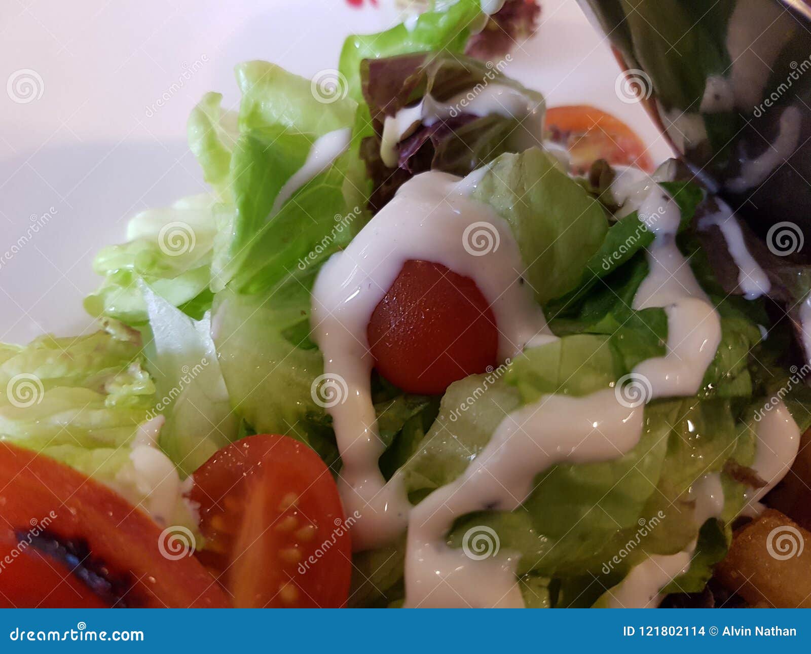 Spring roll stock photo. Image of seafood, scallop, spring - 121802114