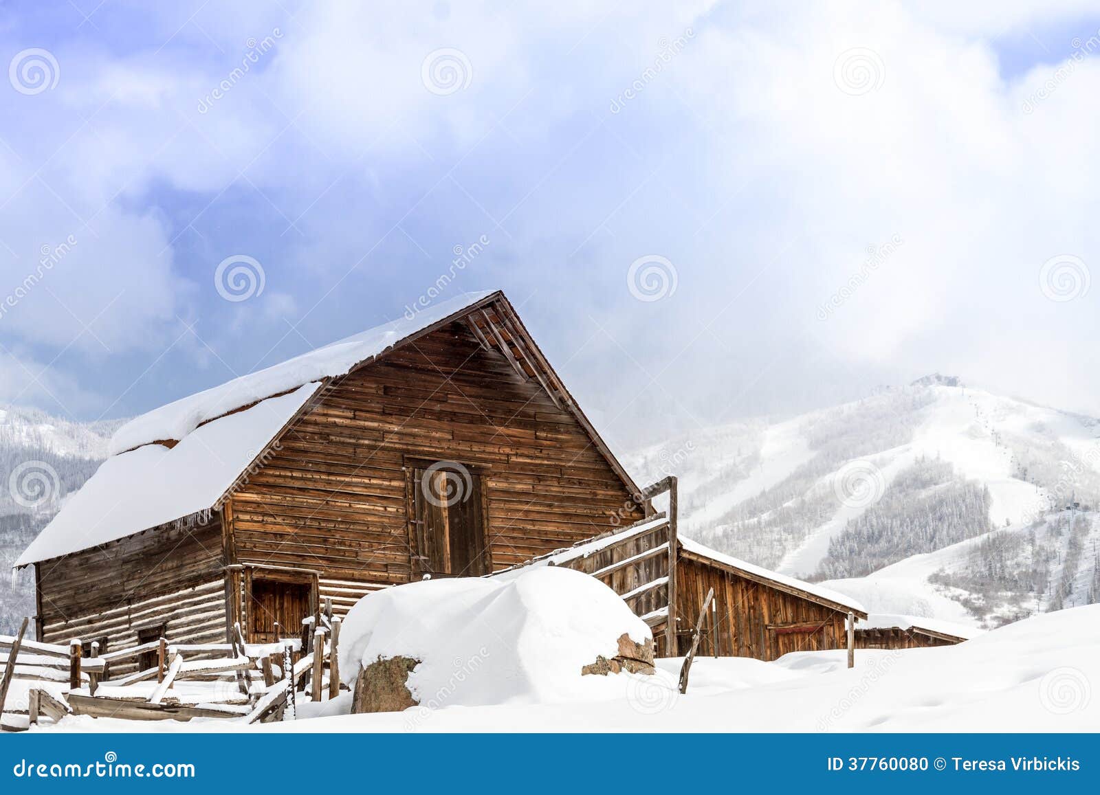 Steamboat Spring Barn stock photo. Image of colorado - 37760080
