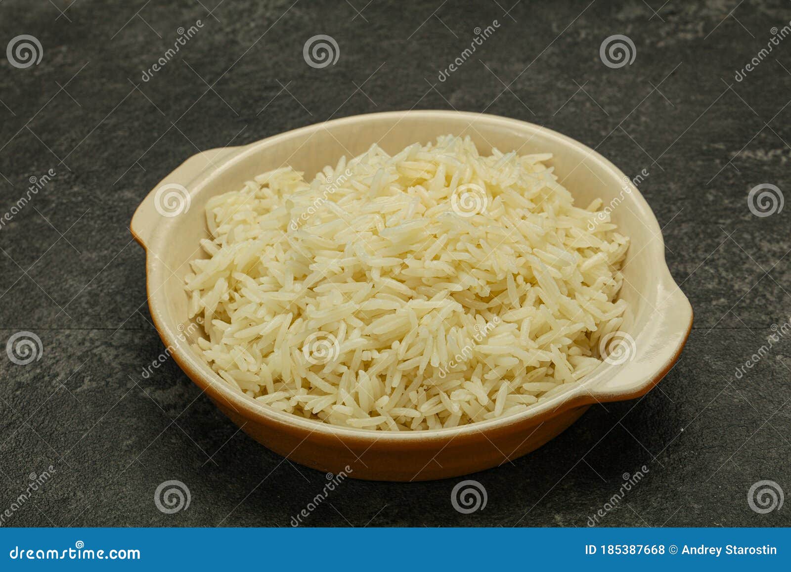 Steamed Basmati Rice in the Bowl Stock Photo - Image of rice ...