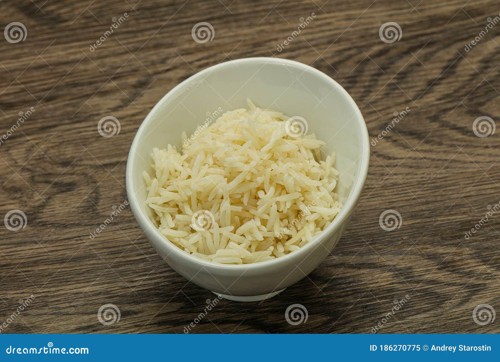 Steamed Basmati Rice in the Bowl Stock Image - Image of traditional ...