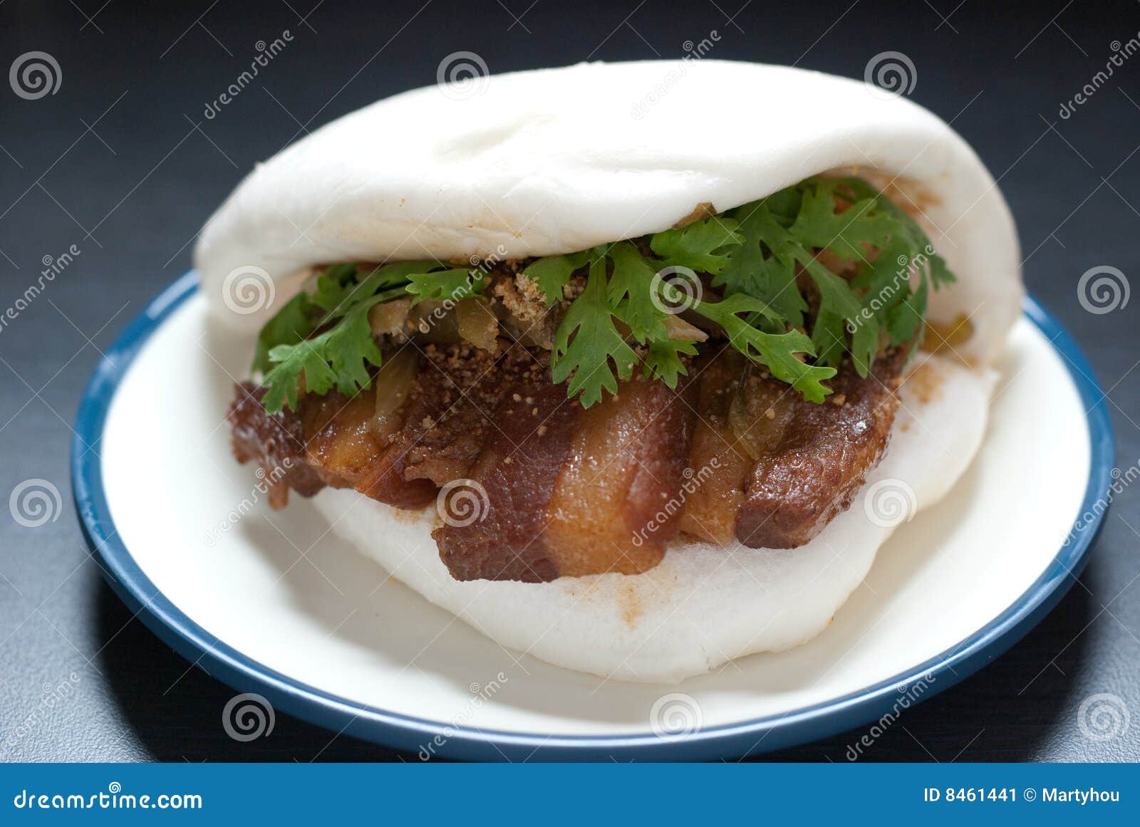 Steamed Bread Stuffed with Pork Stuffing Stock Image - Image of gourmet ...