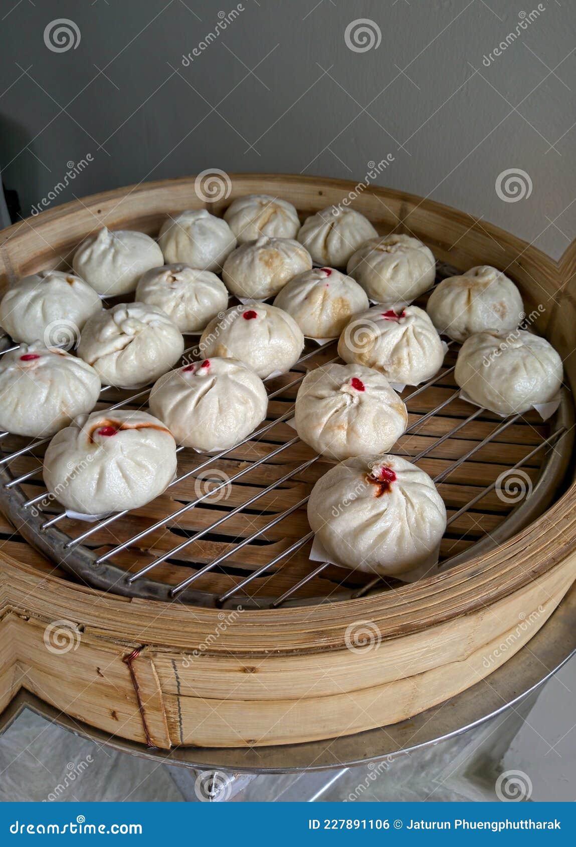 A Steamed Bun Shop on the Side of the Road Stock Photo - Image of ...