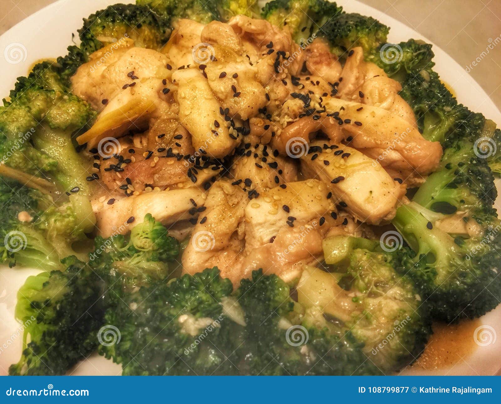 Steamed Chicken and Broccoli Stock Image - Image of chicken, broccoli ...