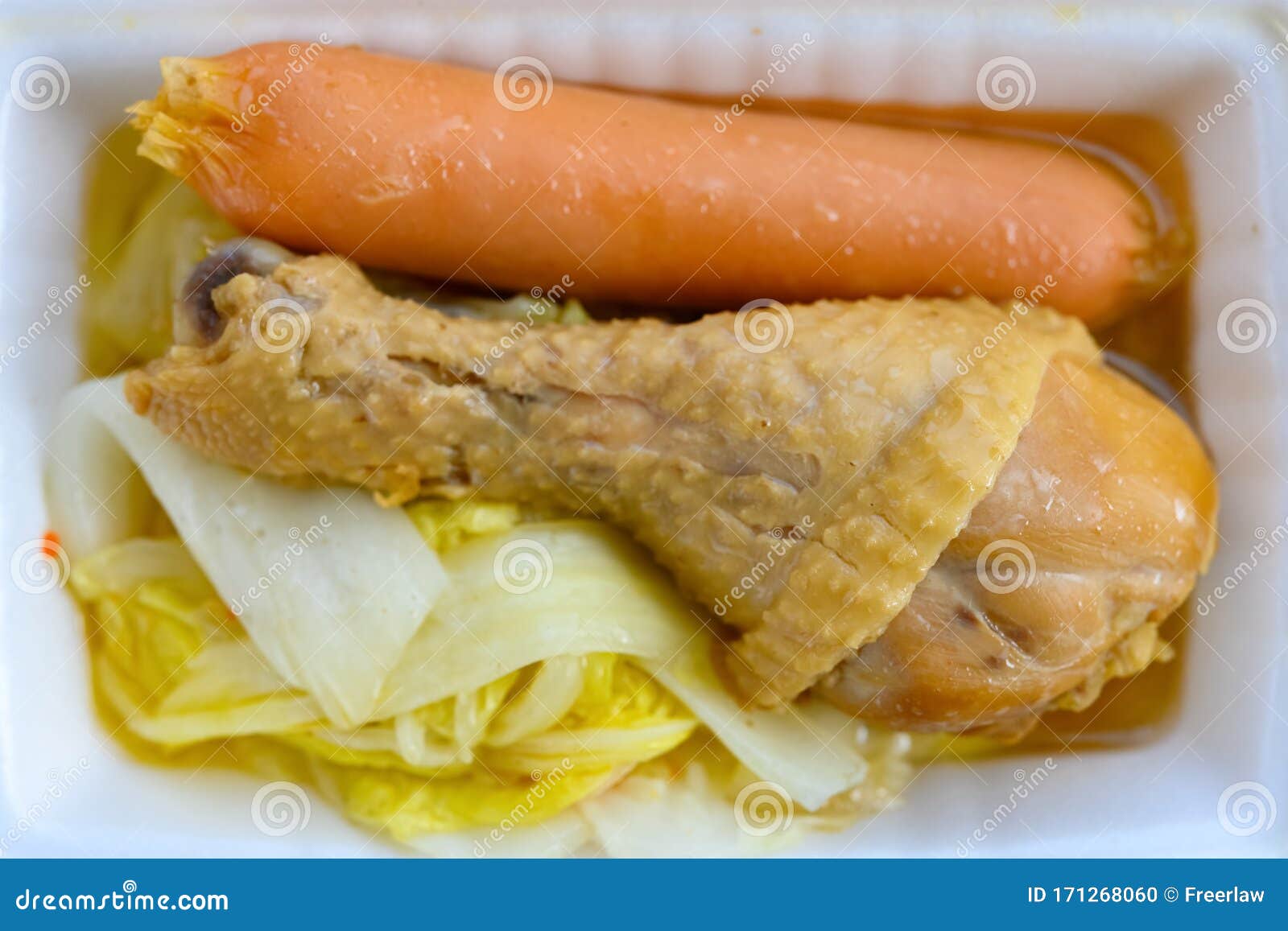 Steamed chicken leg stock photo. Image of lightweight - 171268060