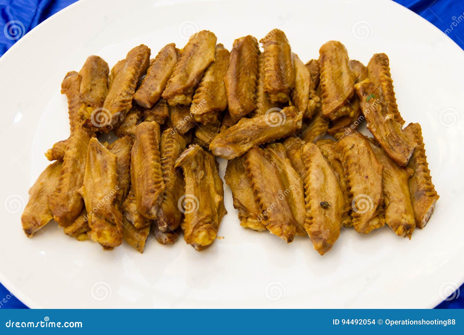 Steamed chicken wing stock photo. Image of gourmet, food - 94492054