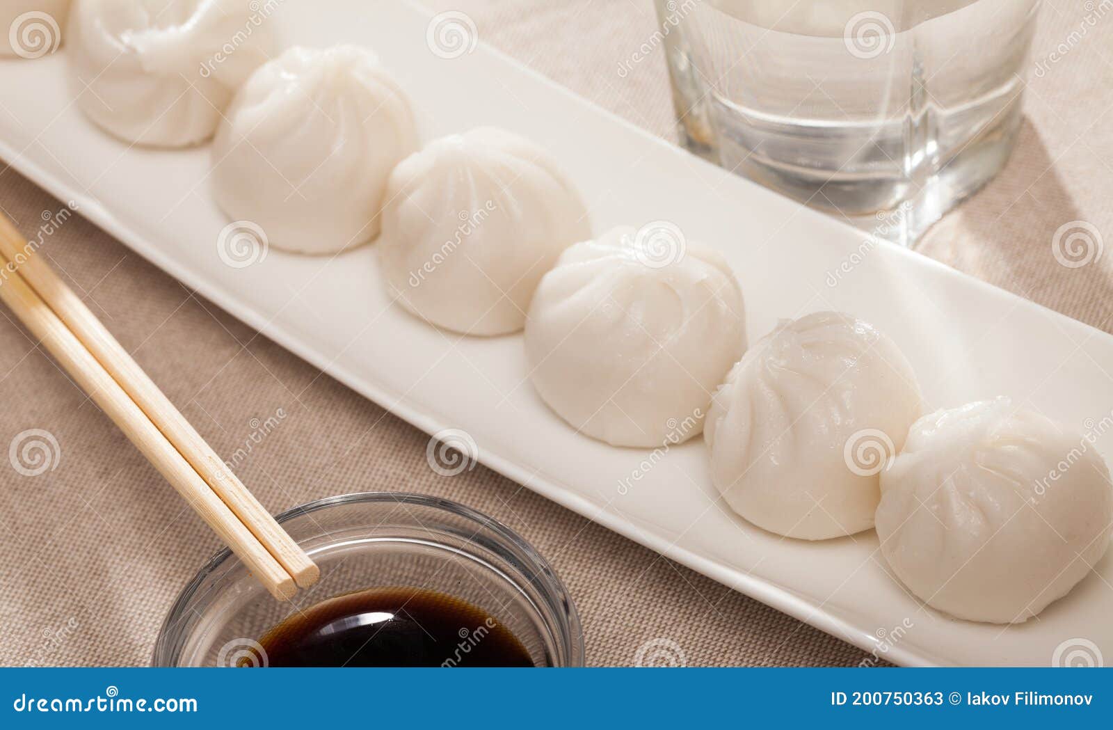 Steamed Dim Sum Served on Platter Stock Image - Image of nutritious ...