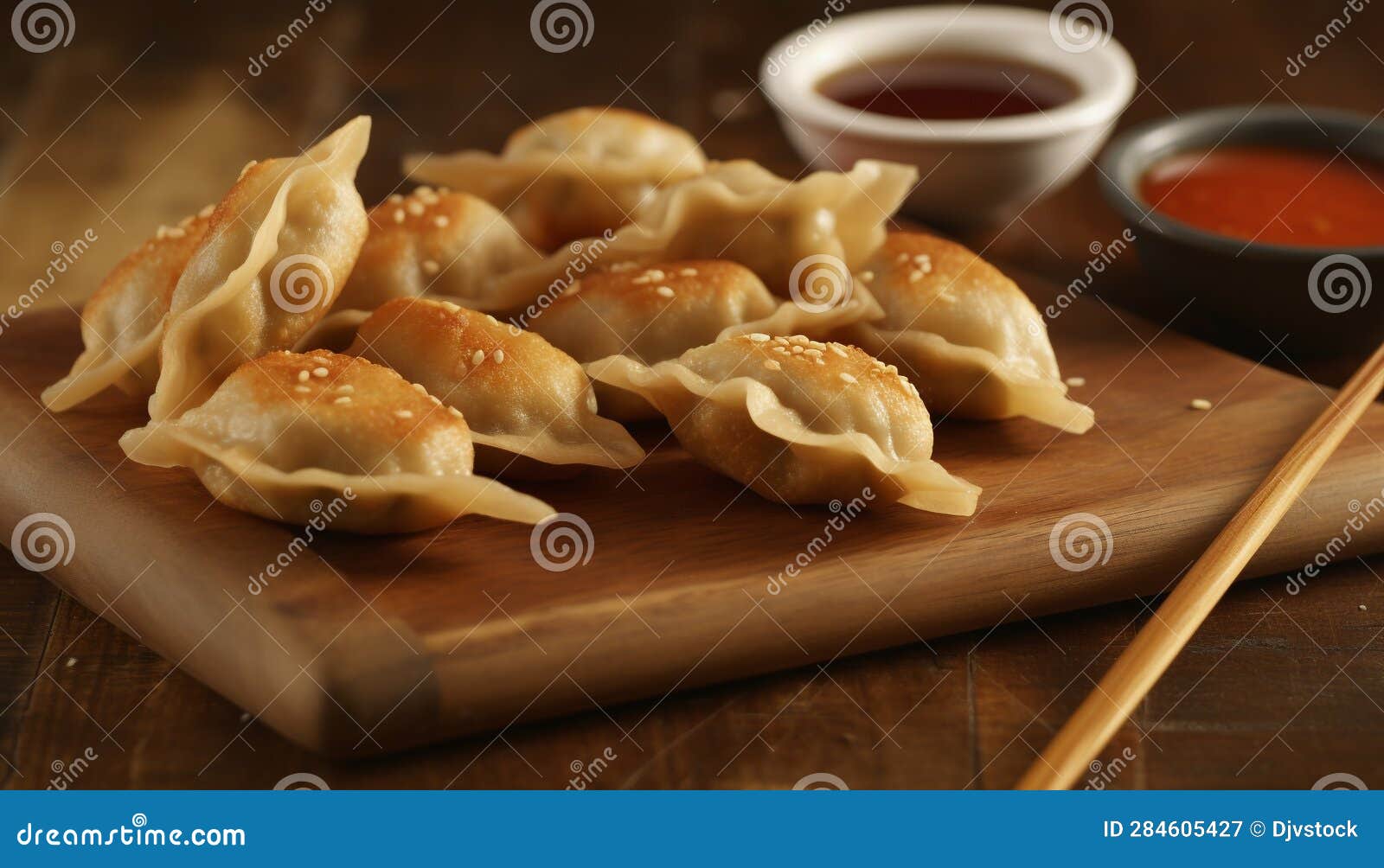 Steamed Dim Sum, Stuffed with Fresh Meat, Ready To Eat Generated by AI ...