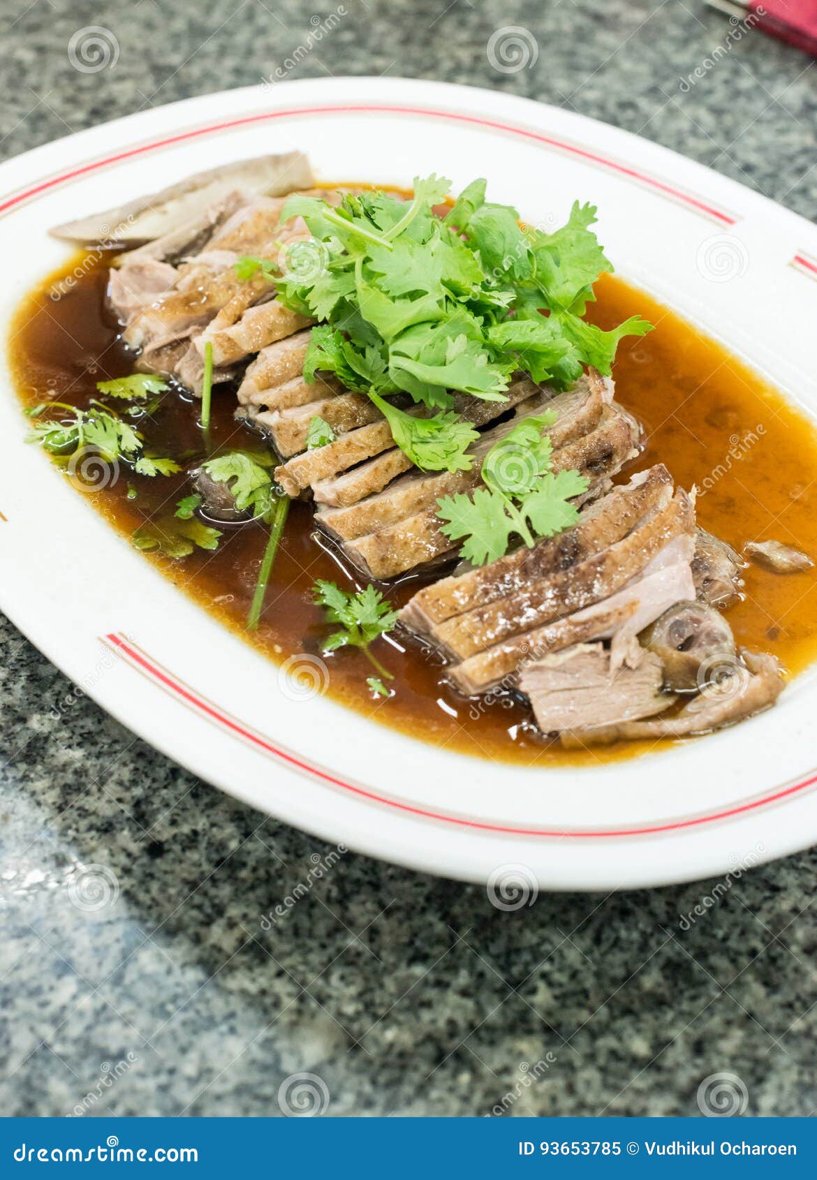 Steamed duck / goose stock image. Image of belly, chinese - 93653785