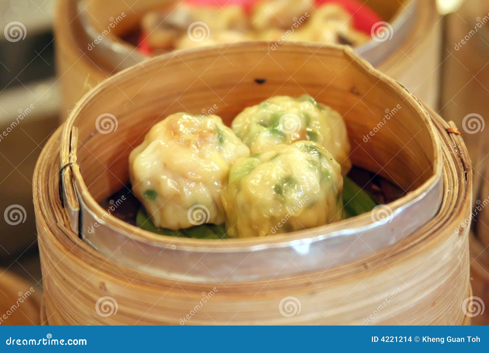 Steamed dumpling stock photo. Image of oriental, table - 4221214
