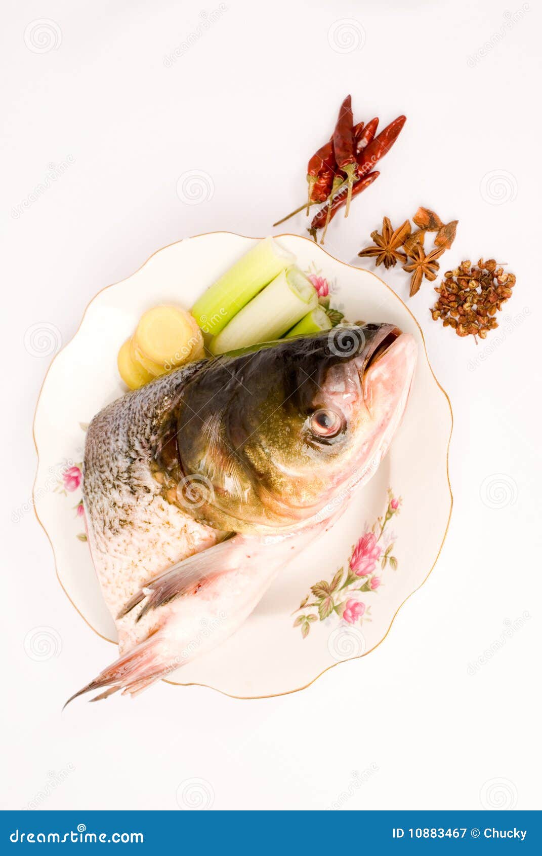Steamed Fish Head ,Chinese Food Stock Image - Image of bighead, chinese ...