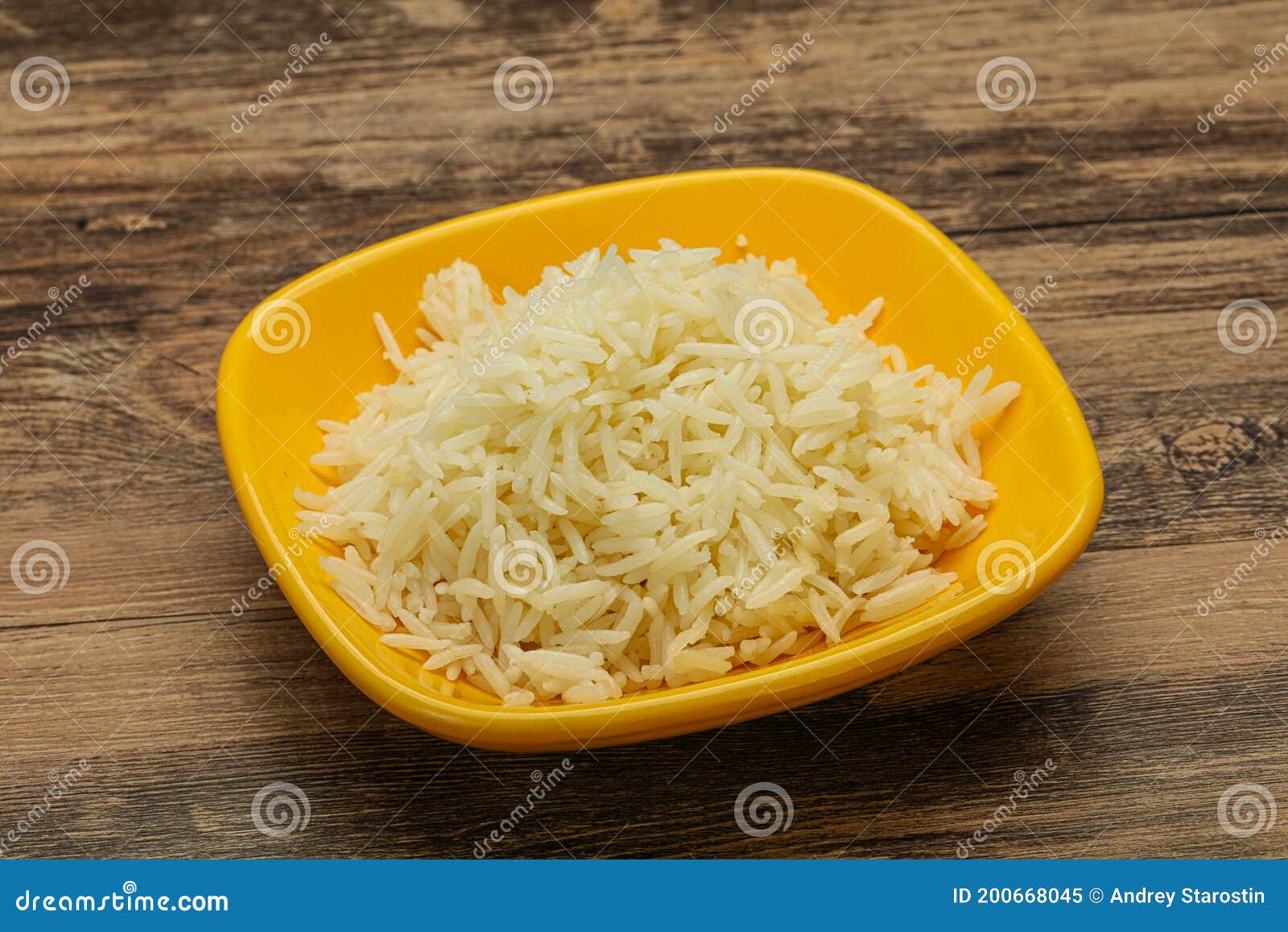 Steamed Basmati Rice in the Bowl Stock Image - Image of sticky, dinner ...