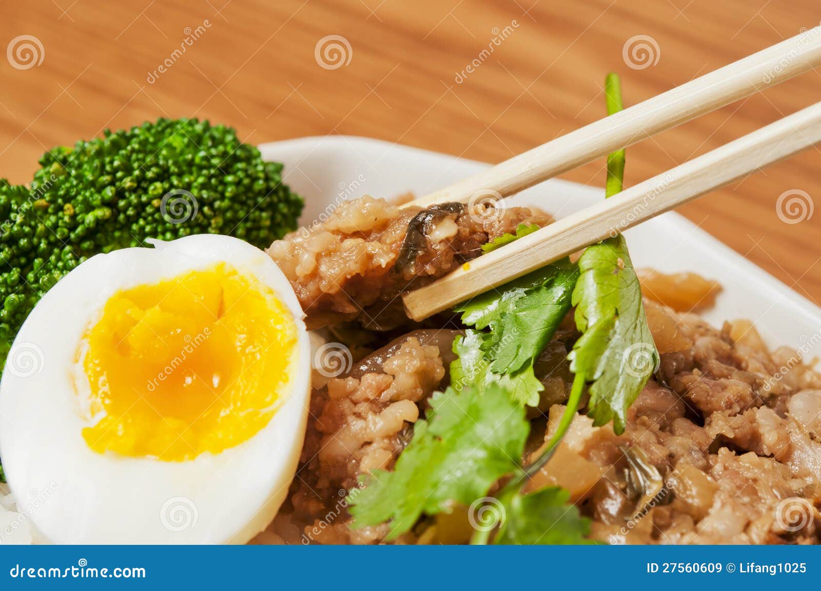 Steamed meat and egg stock image. Image of closeup, food - 27560609