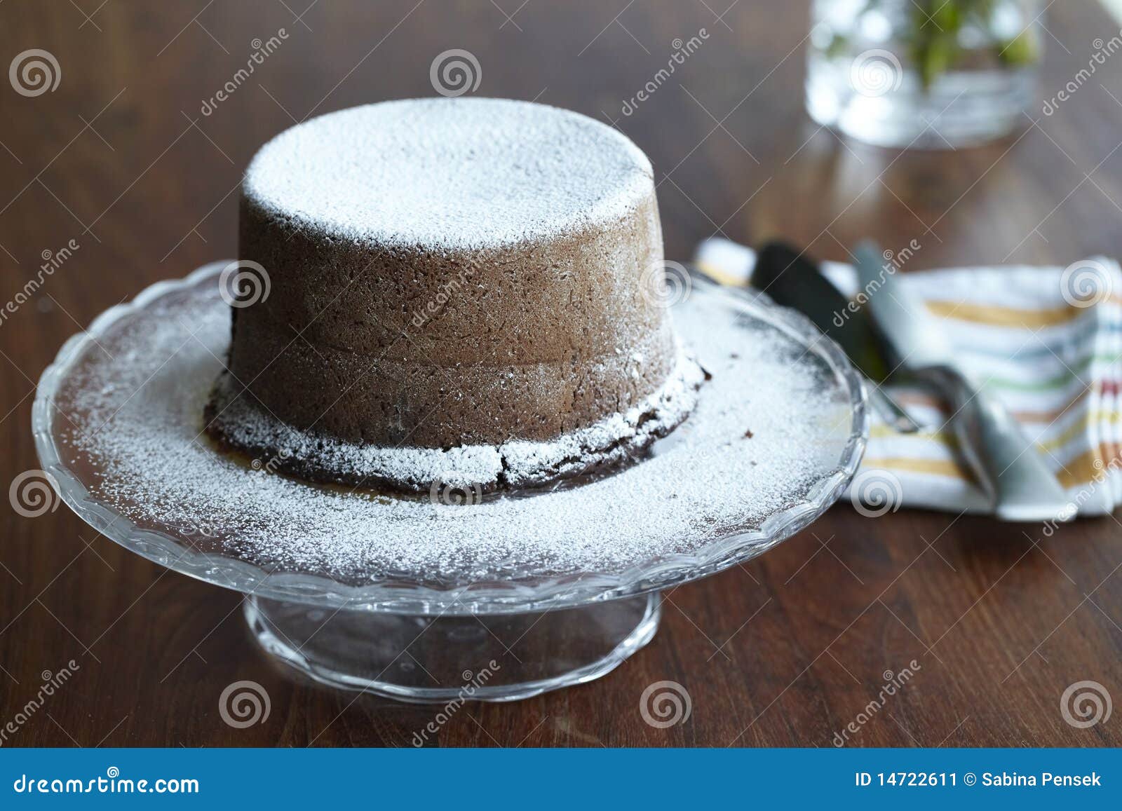Steamed Pudding Chocolate Cake Stock Image - Image of food, dessert ...