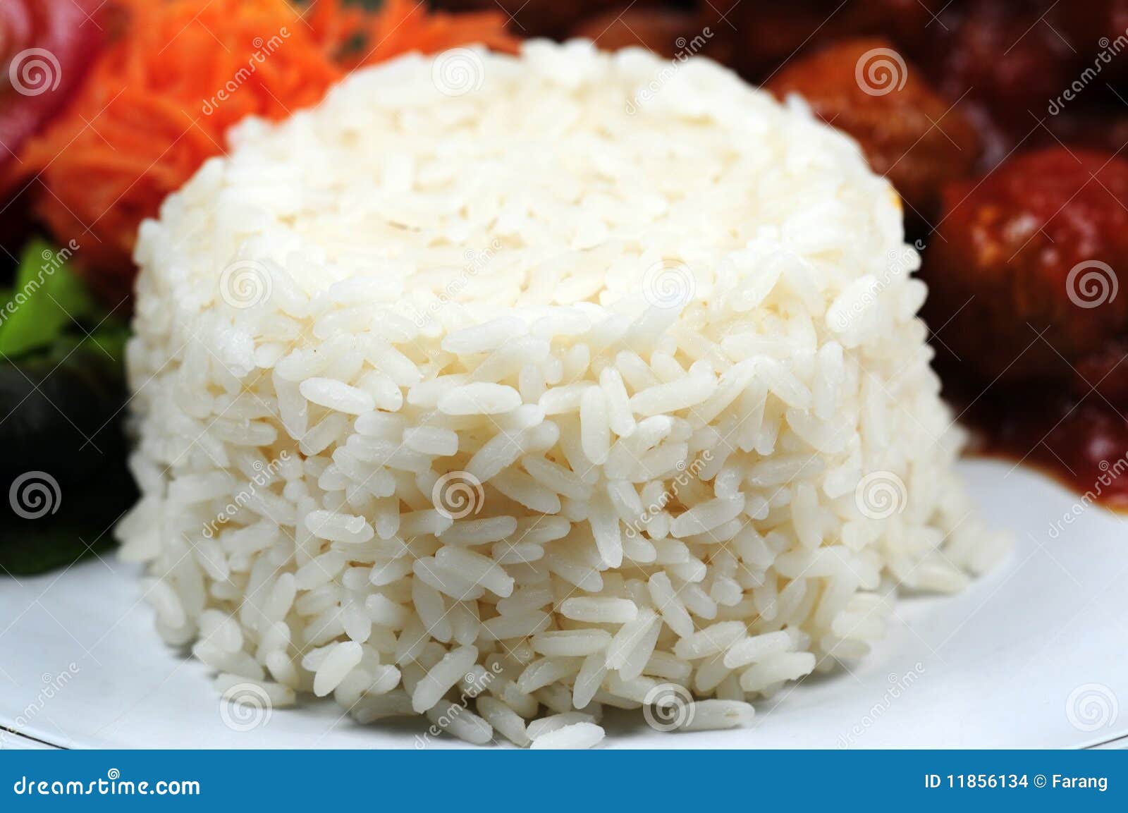 Steamed rice stock photo. Image of dieting, dish, meal - 11856134