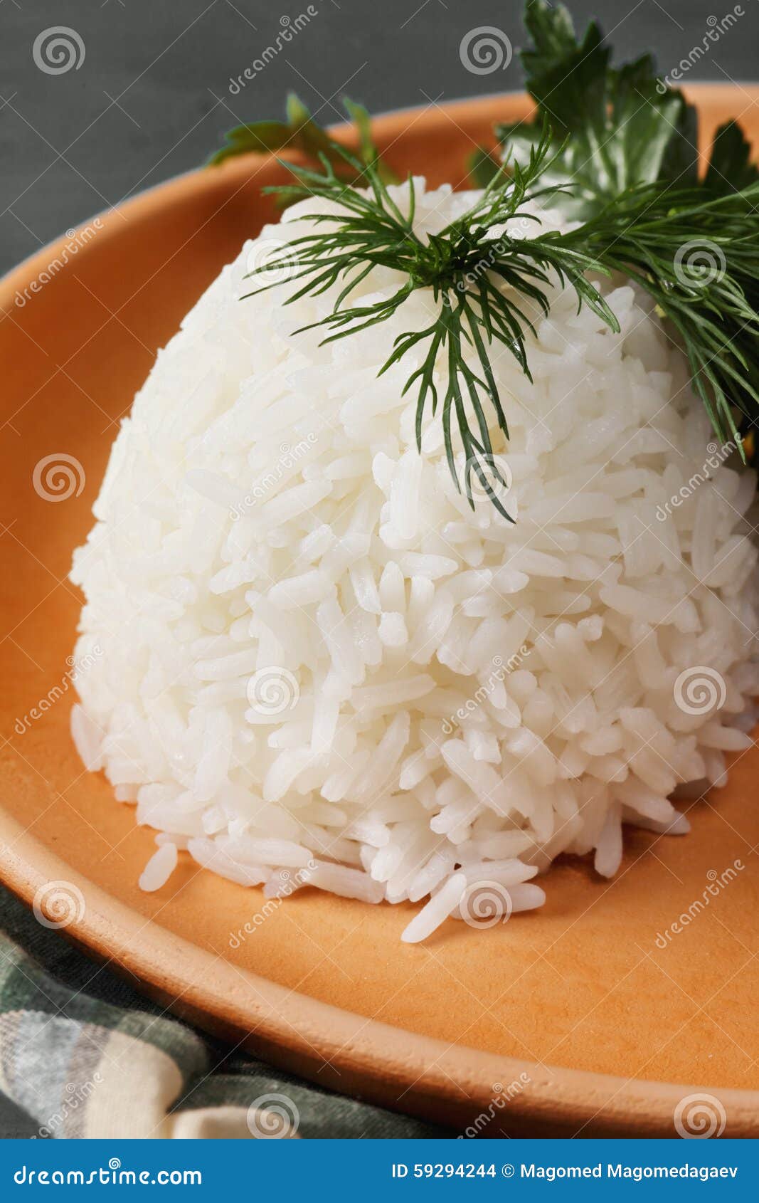 Steamed rice closeup stock photo. Image of life, rice - 59294244