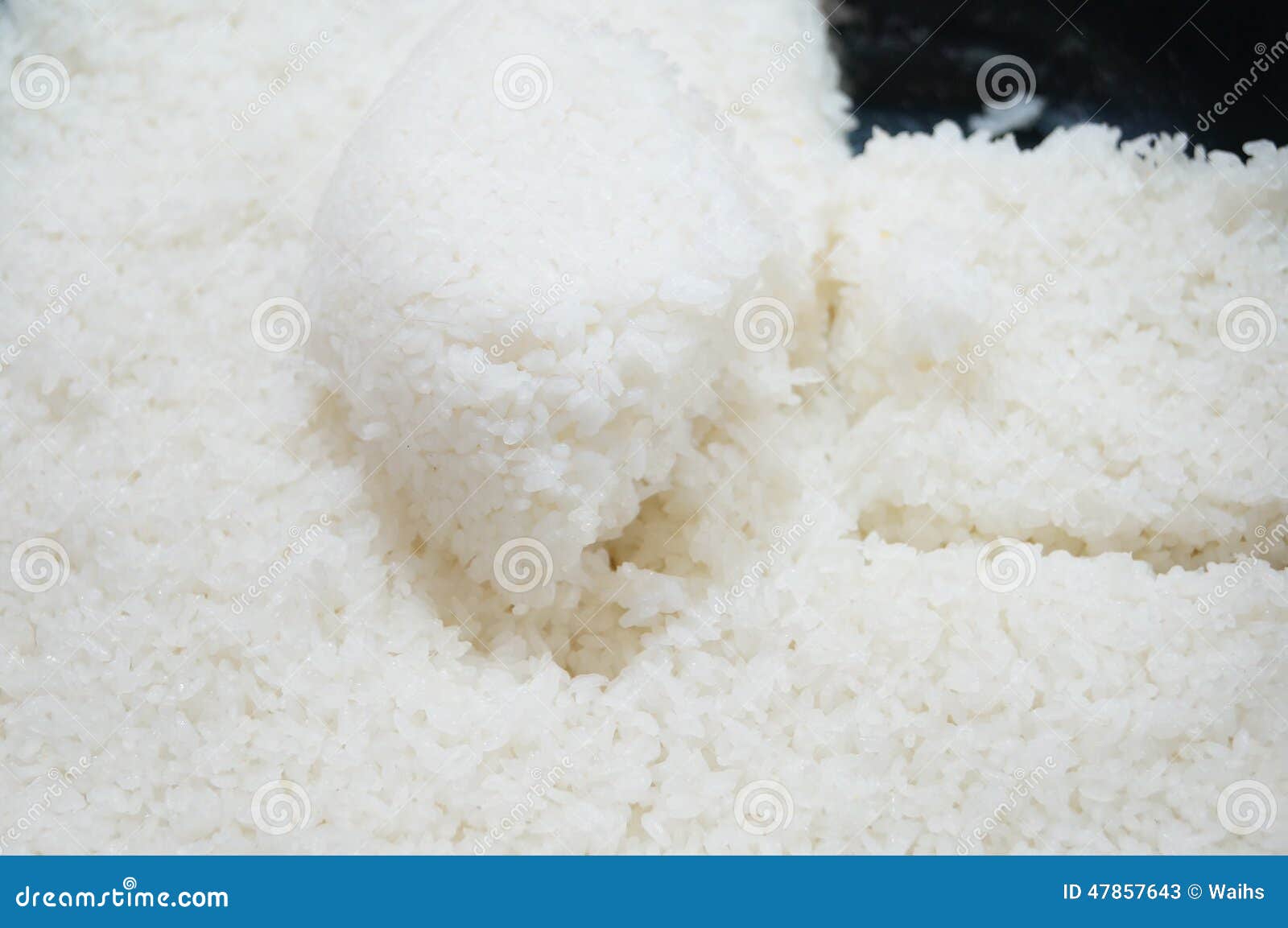 Steamed Rice, it is cooked stock image. Image of food - 47857643