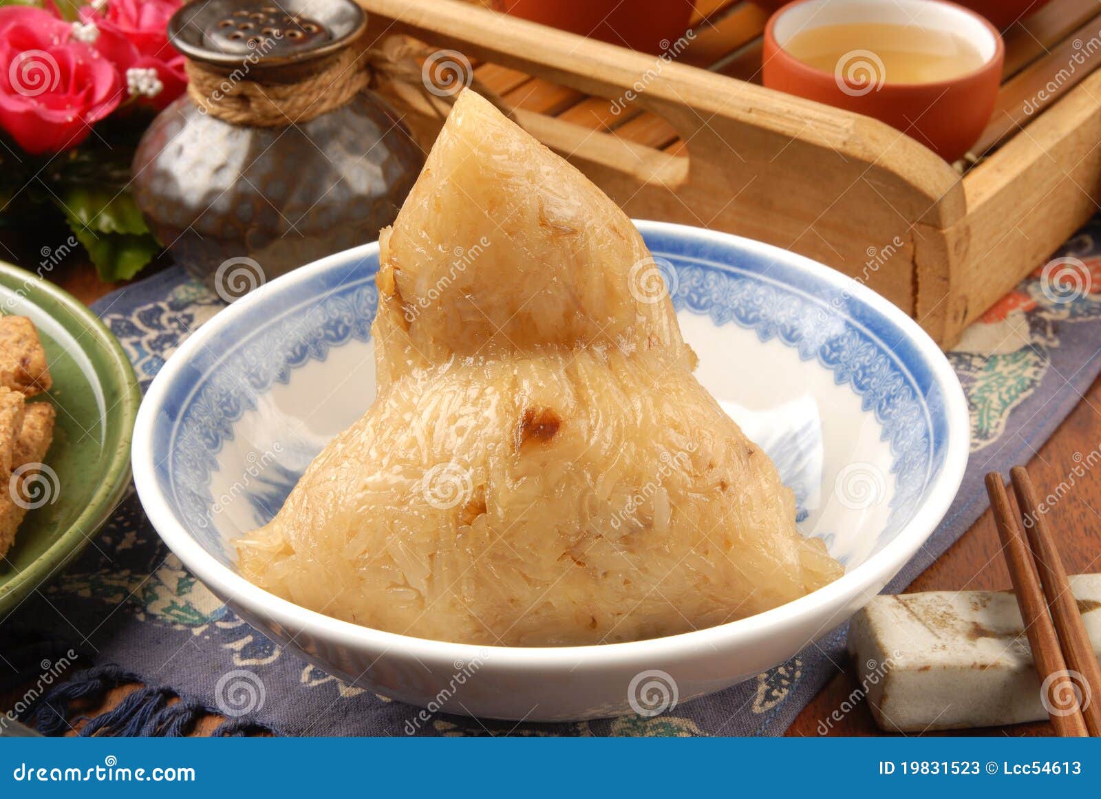 Steamed rice dumpling stock image. Image of diet, food - 19831523