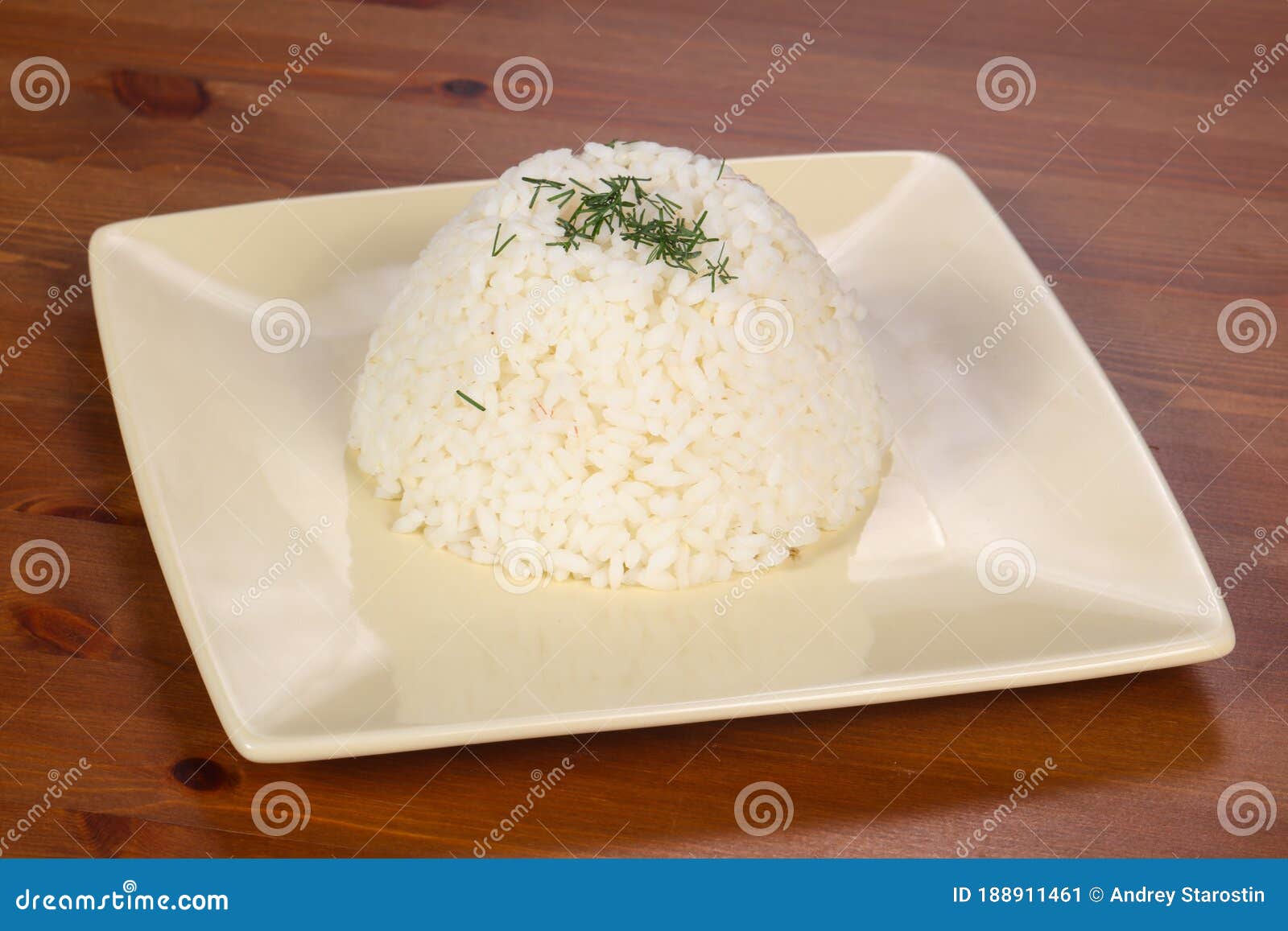 Steamed rice in the plate stock image. Image of grain - 188911461