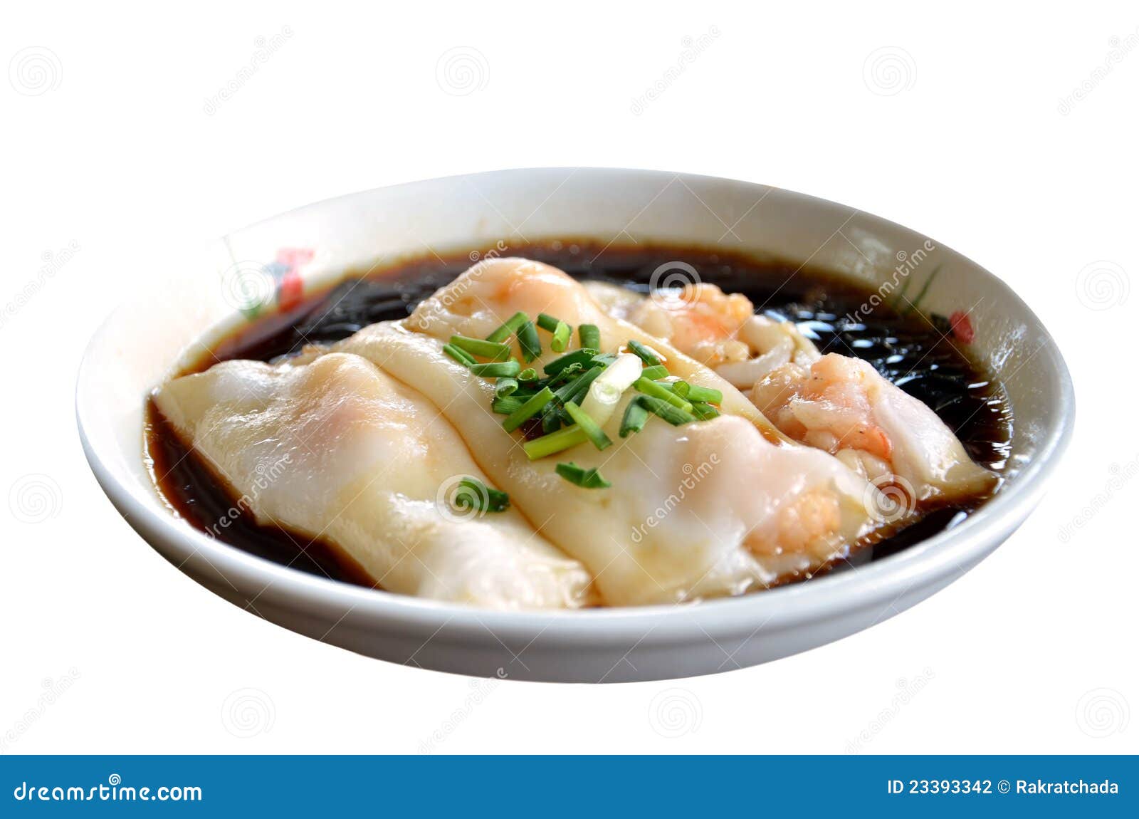 Steamed Rice Roll with Shrimp Stock Photo - Image of cuisine, asia ...