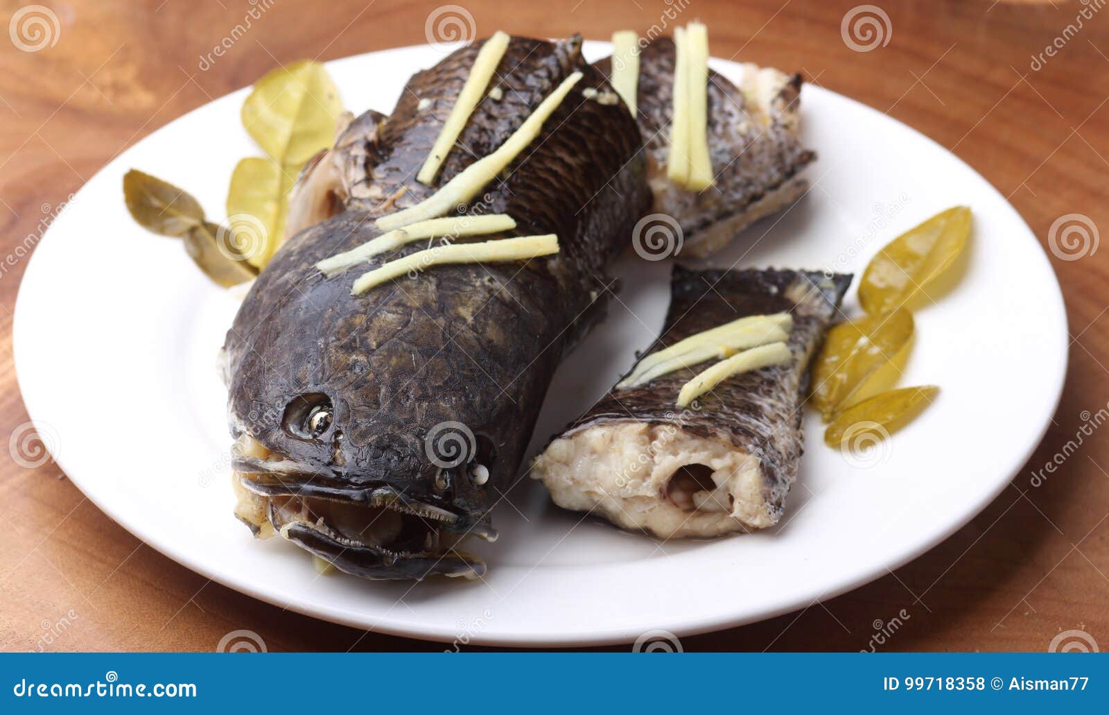 Snake Head Fish Fried With Snake Head Fish Fried With Fermented Fish ...