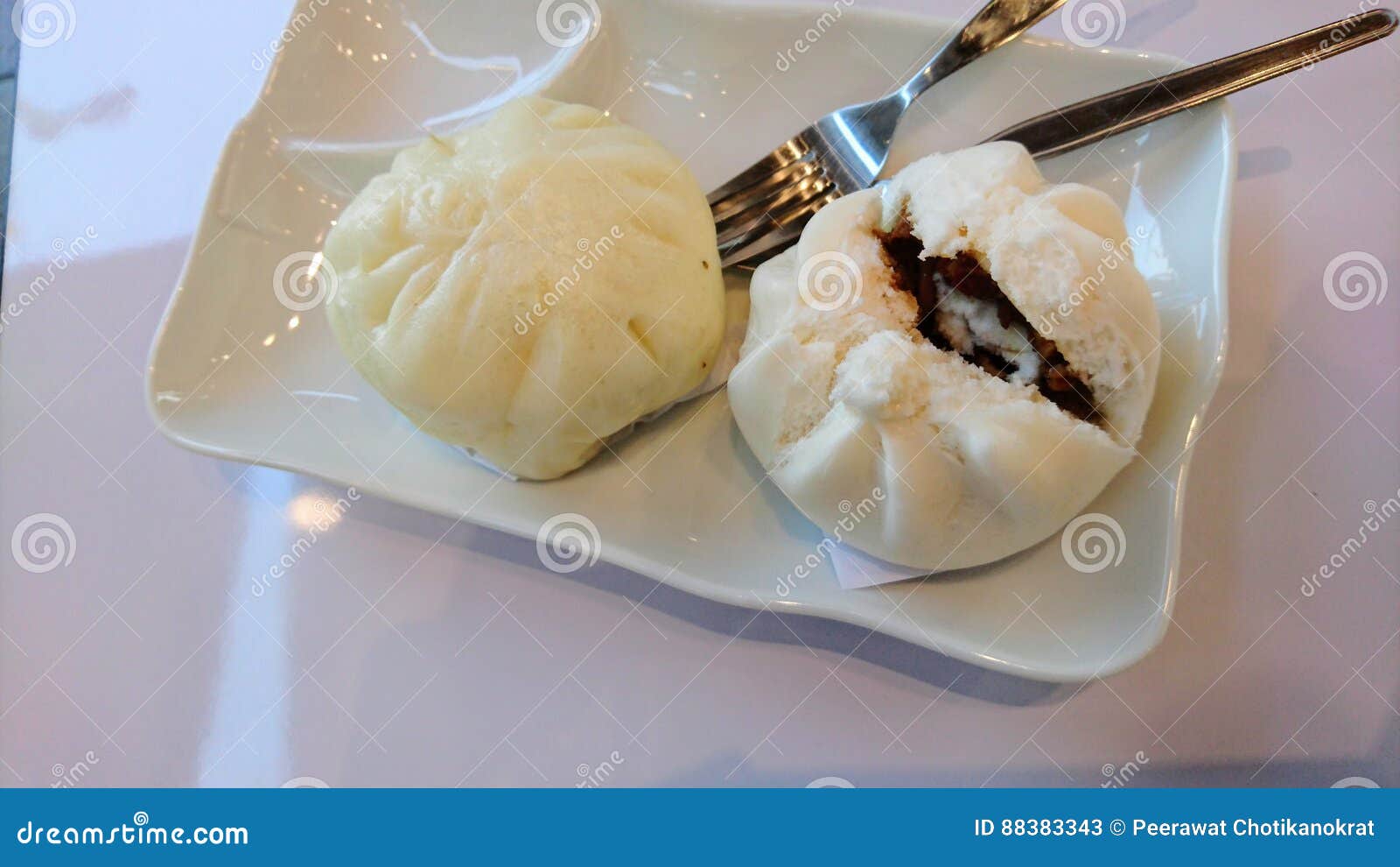 Steamed stuff bun stock image. Image of meal, chicken - 88383343