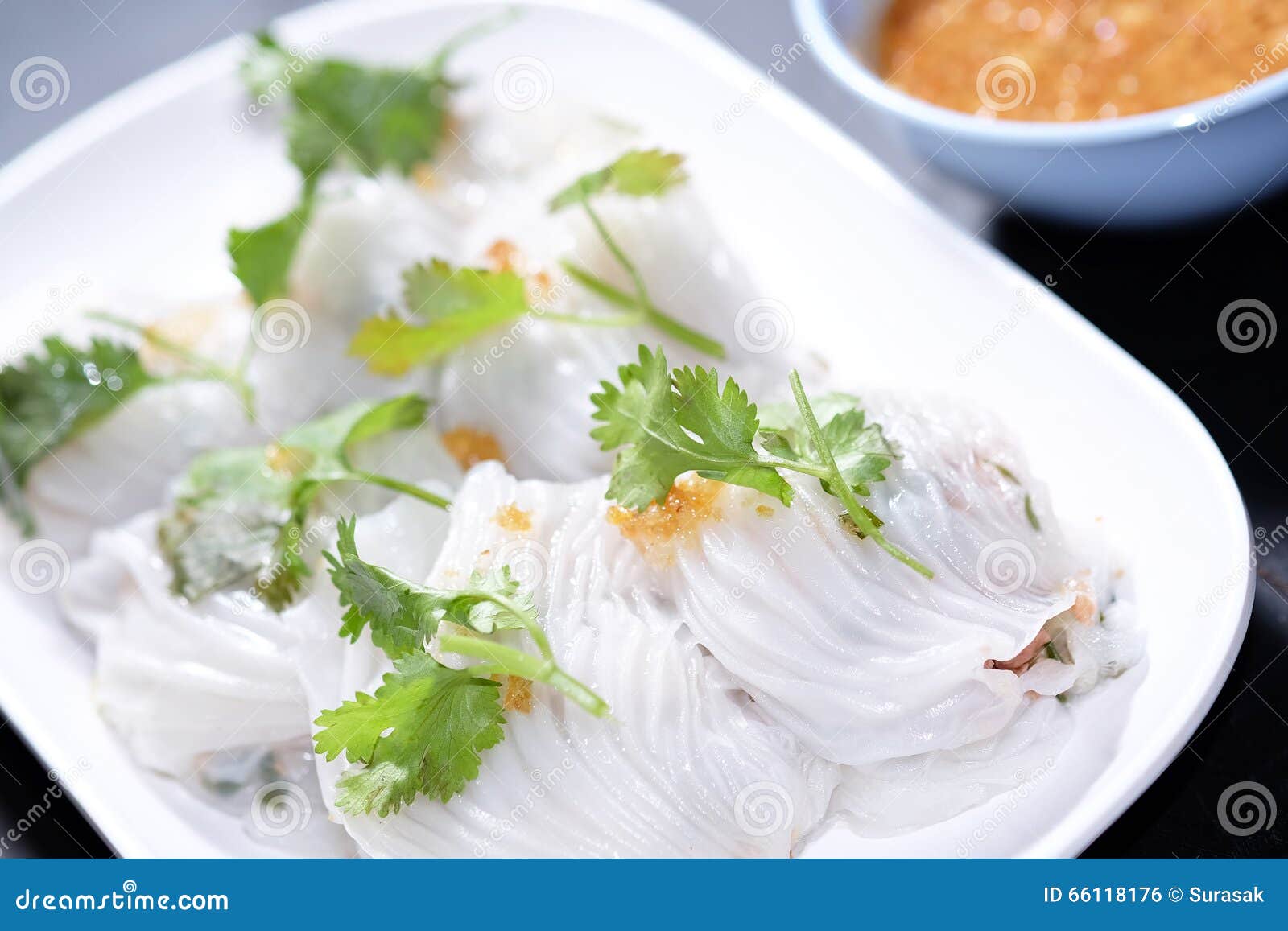 Steamed Tapioca Dumpling with Pork Stock Photo - Image of meal, healthy ...
