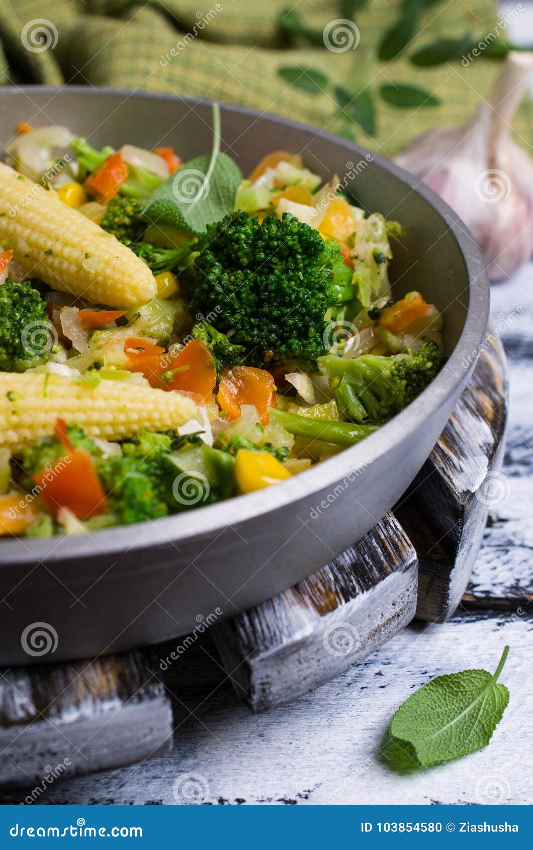 Steamed vegetable mix stock photo. Image of cabbage - 103854580