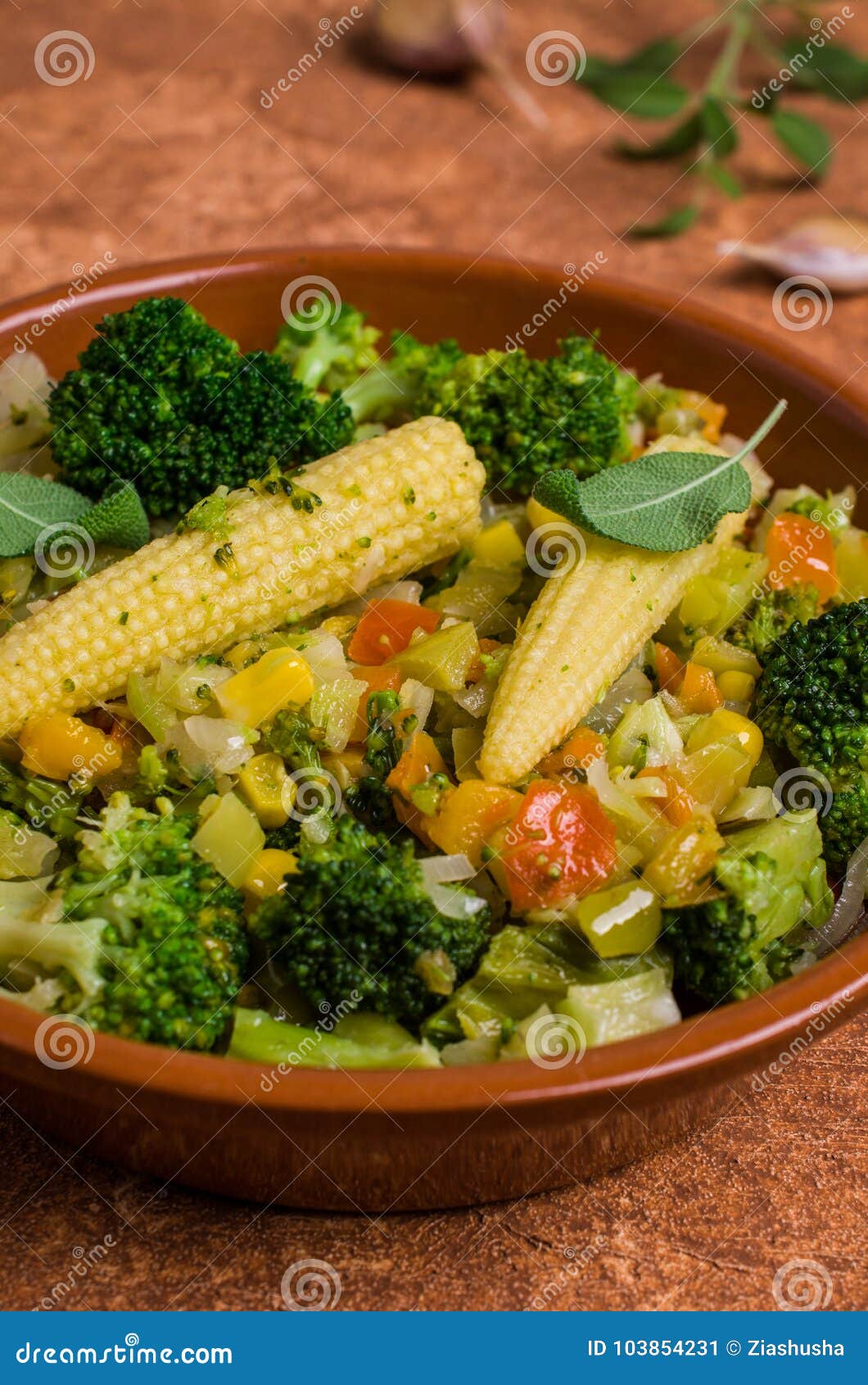 Steamed vegetable mix stock image. Image of plain, lean - 103854231