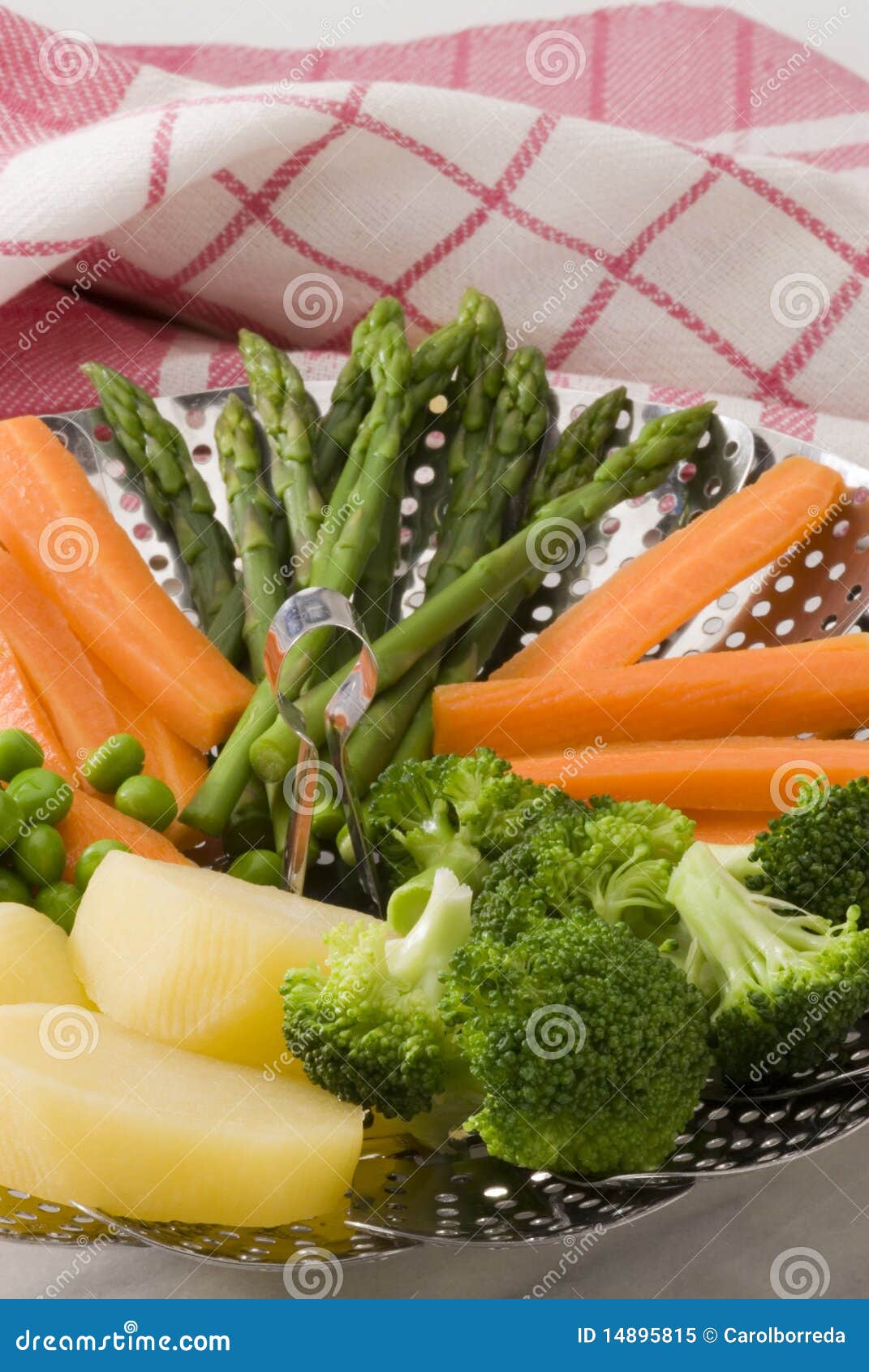 Steamed vegetables. stock image. Image of vegetables - 14895815