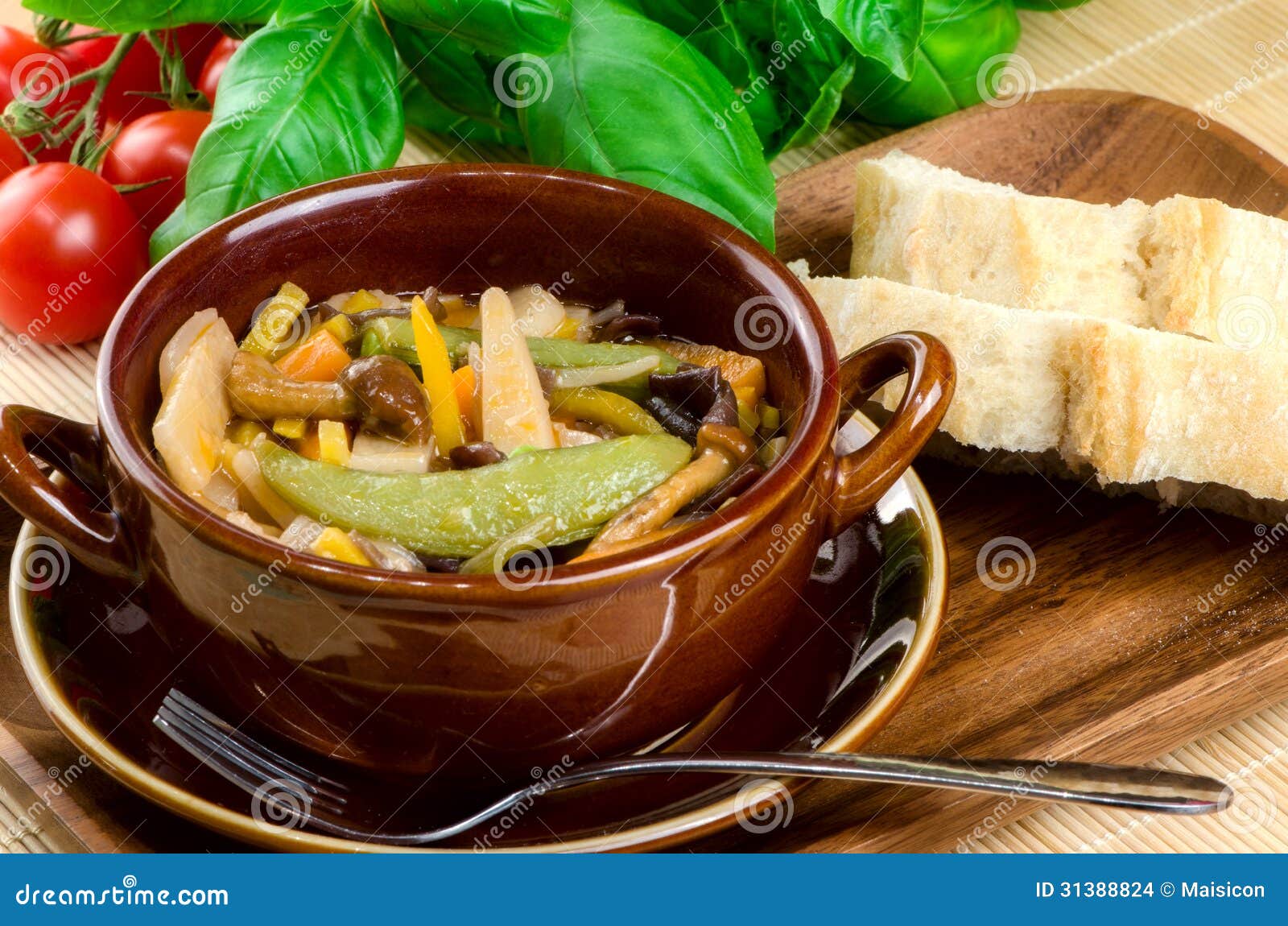 Steamed vegetables. stock photo. Image of dinner, health - 31388824