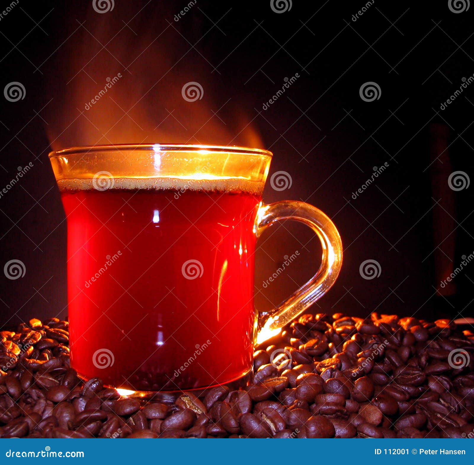 Steaming coffee stock image. Image of coffee, steam, warm - 112001