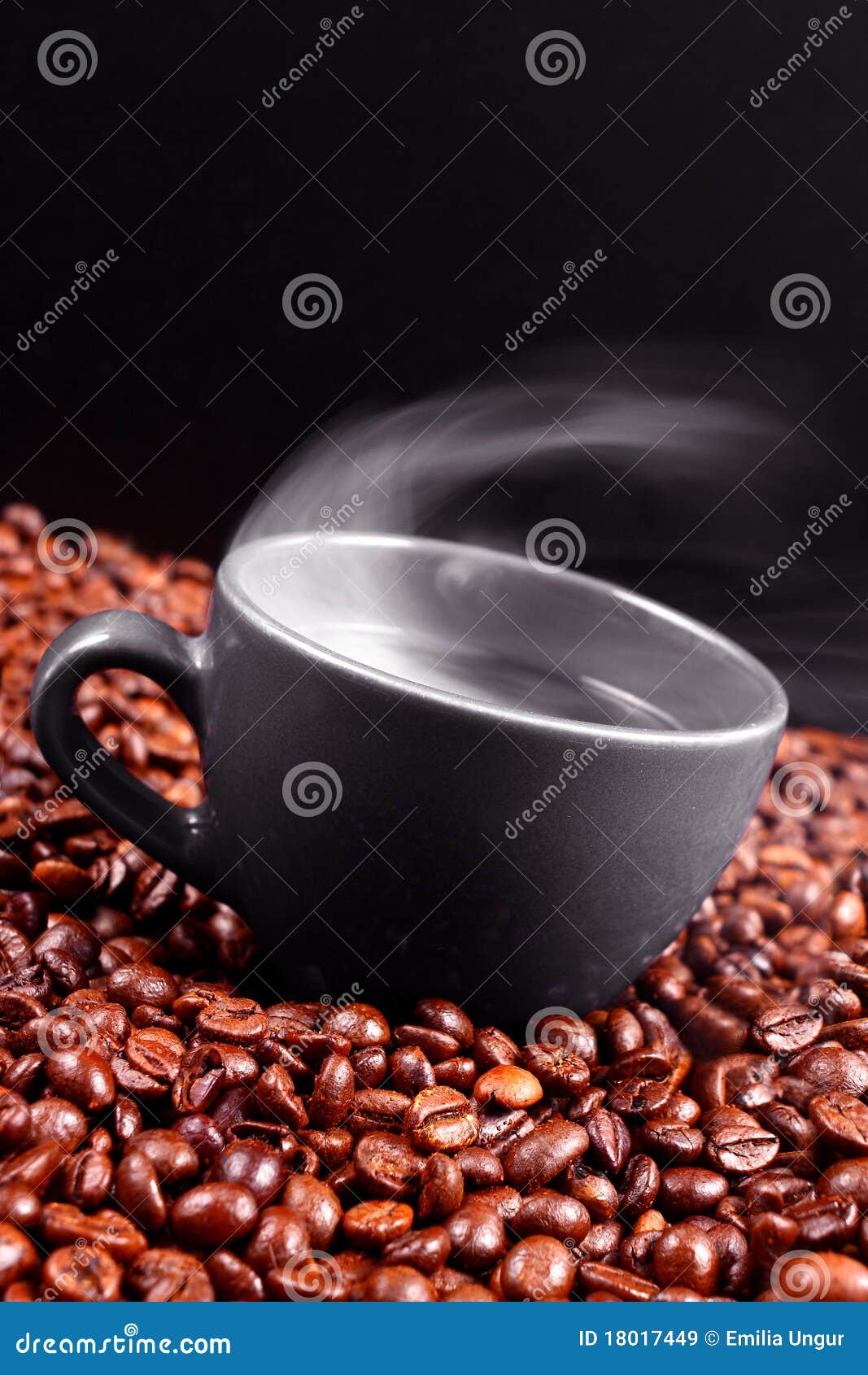 Steaming coffee stock image. Image of steaming, cafe - 18017449