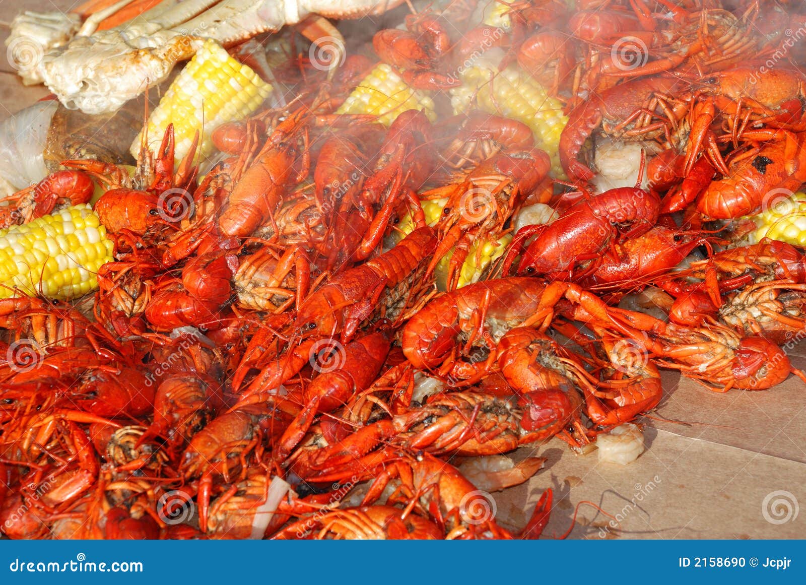 Steaming cray fish stock photo. Image of steam, crustacean - 2158690