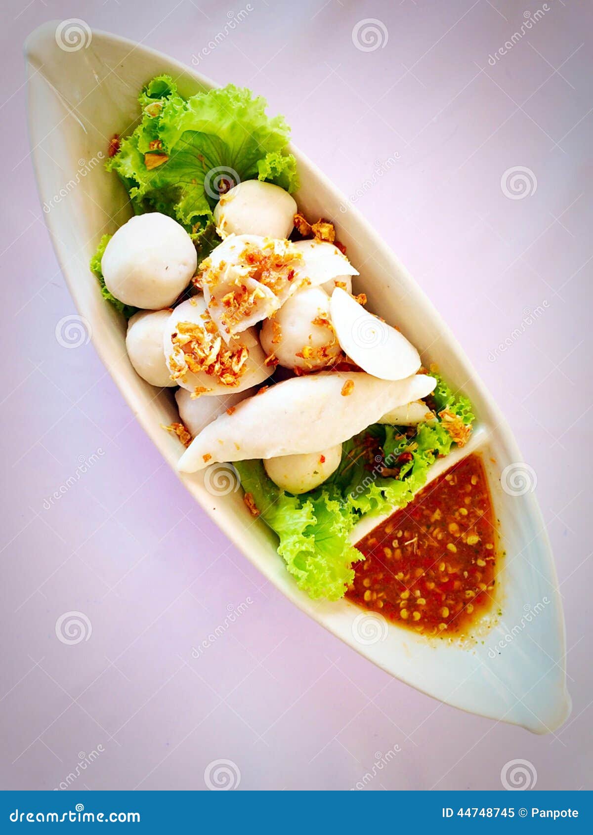 Steaming fish ball stock image. Image of thaifood, food - 44748745
