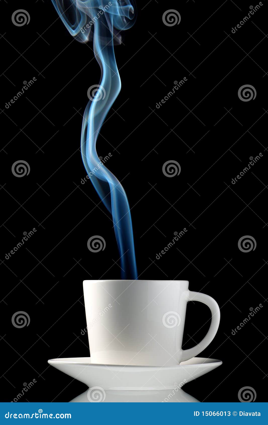 Steaming hot cup of coffee stock image. Image of coffee - 15066013
