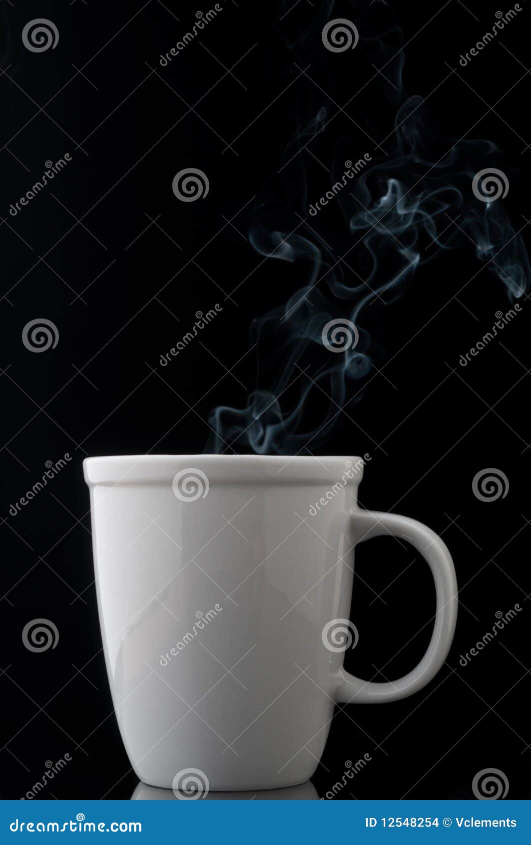 A steaming hot drink stock photo. Image of steam, chocolate - 12548254