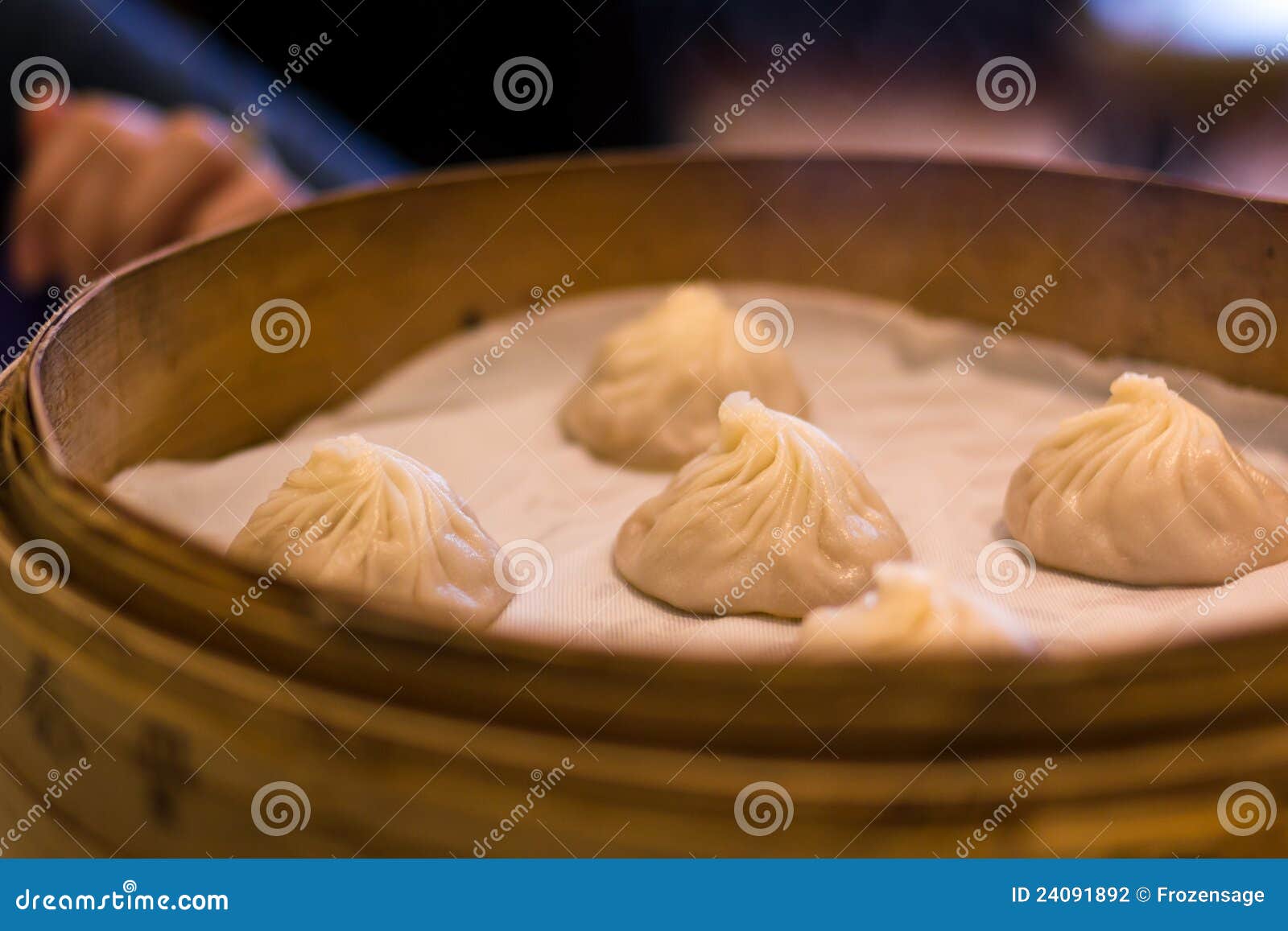 Steaming Hot Shanghai Dumpling Stock Photo - Image of food, bamboo ...
