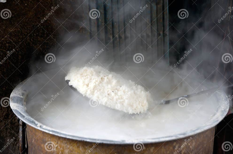 Steaming Rice stock image. Image of holy, east, calm, human - 4437857