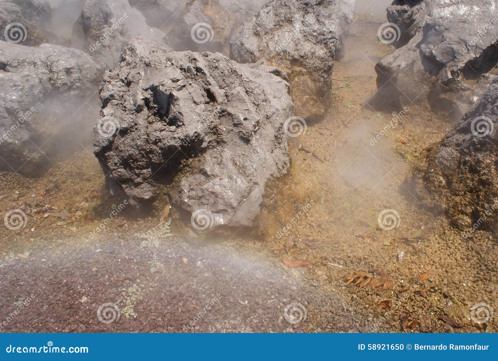 Steaming stones stock photo. Image of cracked, texture - 58921650