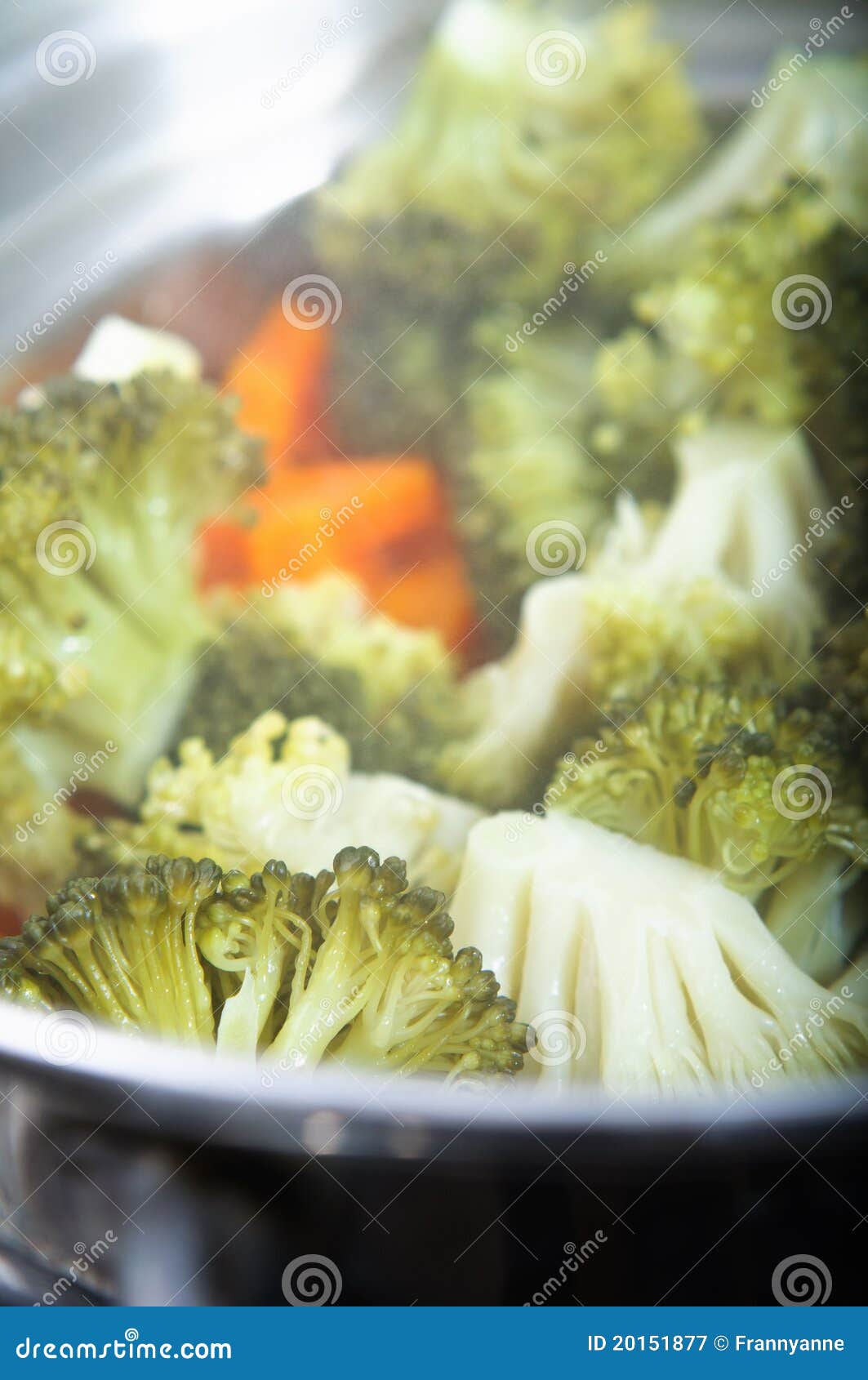 Steaming Vegetables stock image. Image of vertical, steamed - 20151877