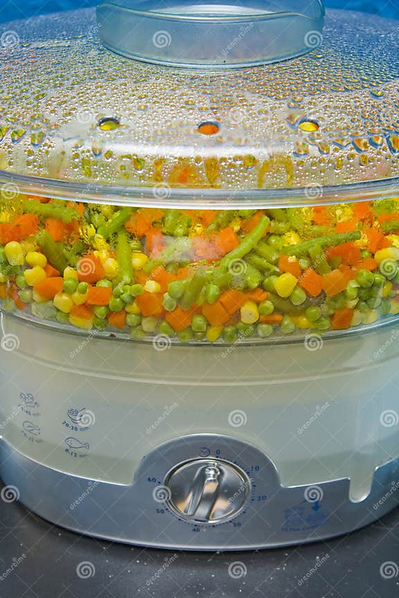 Steaming vegetables stock photo. Image of cooking, steamer - 6473588