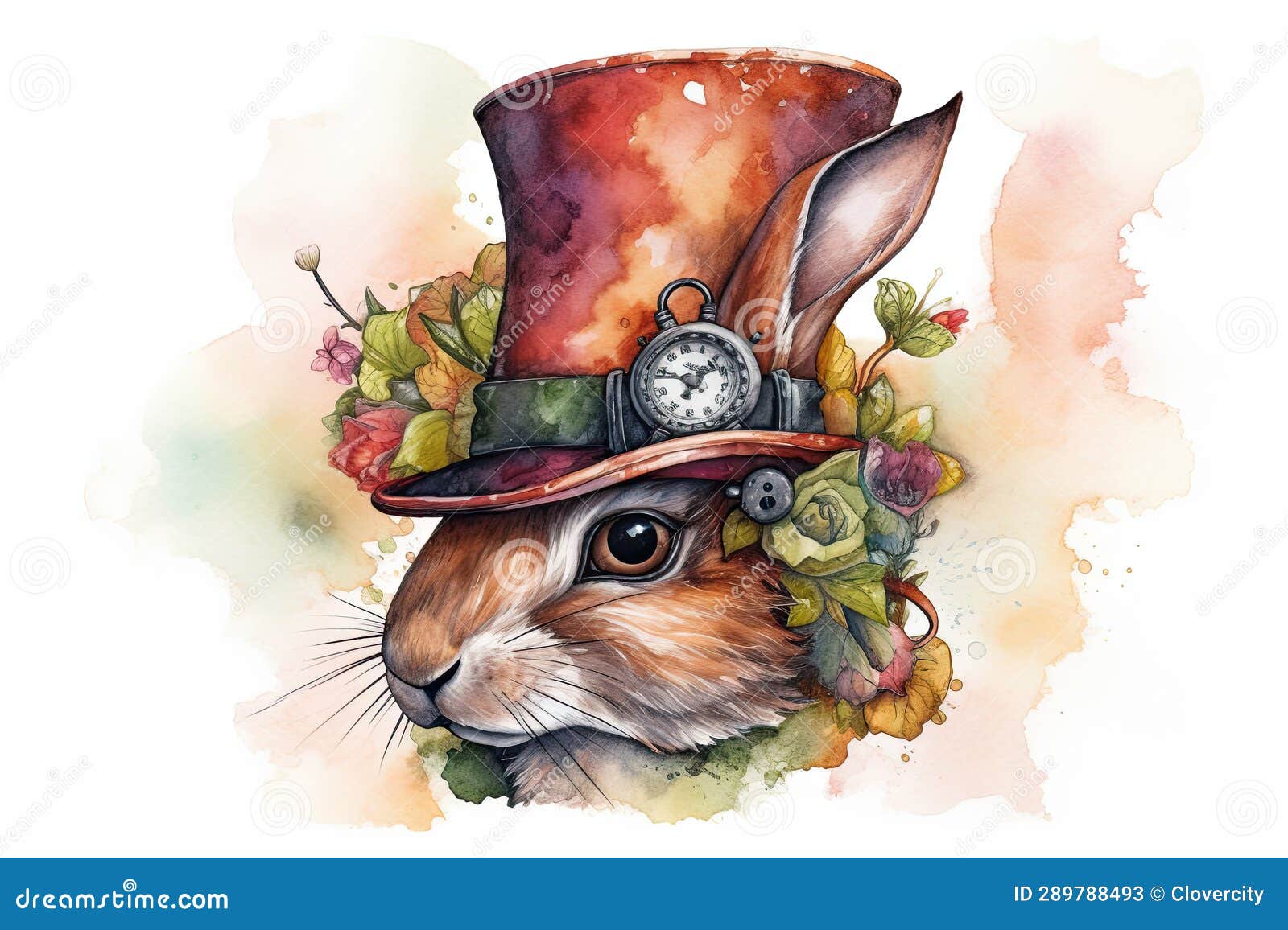 Steampunk Bunny Rabbit Illustration Stock Illustration - Illustration ...