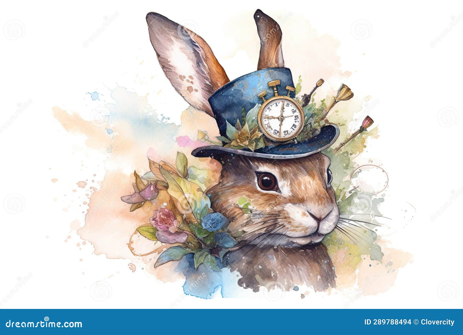 Steampunk Bunny Rabbit Illustration Stock Illustration - Illustration ...