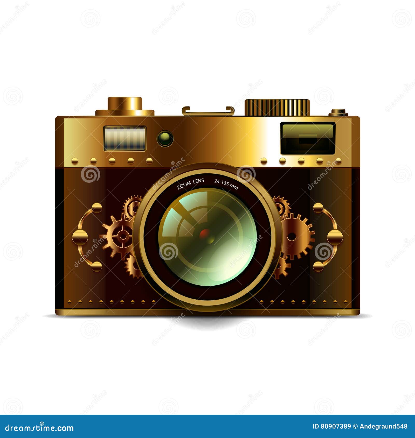 Steampunk camera vector stock vector. Illustration of photograph - 80907389