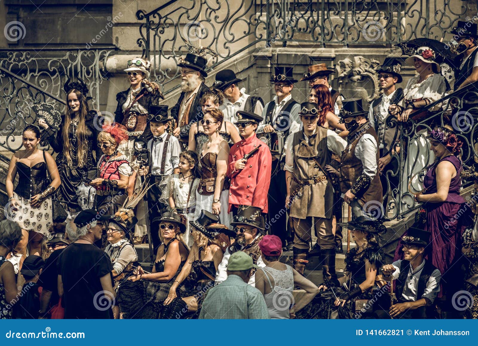 Steampunk Convention Group editorial photo. Image of ancient - 141662821
