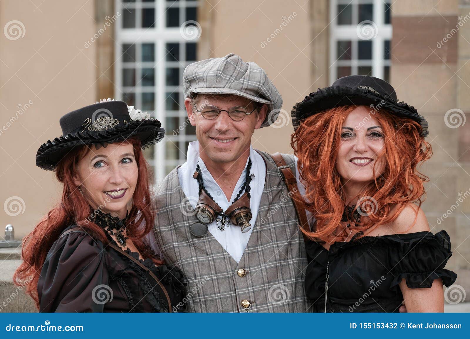 Steampunk Convention Group Man Women Editorial Photography - Image of ...