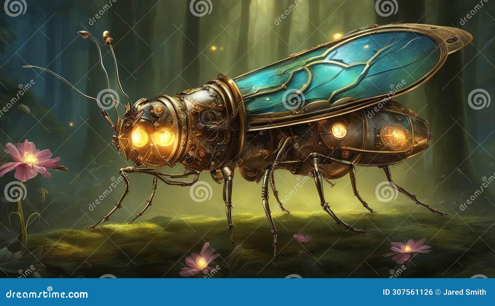 _A Steampunk Flashing Firefly - Lightning Bug. the Firefly is a ...