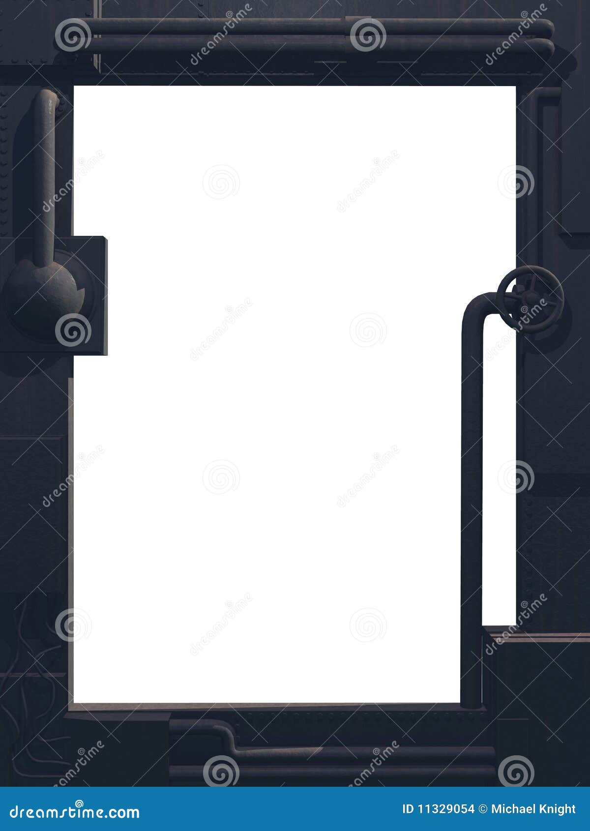 Steampunk Frame 2 stock illustration. Illustration of fiction - 11329054