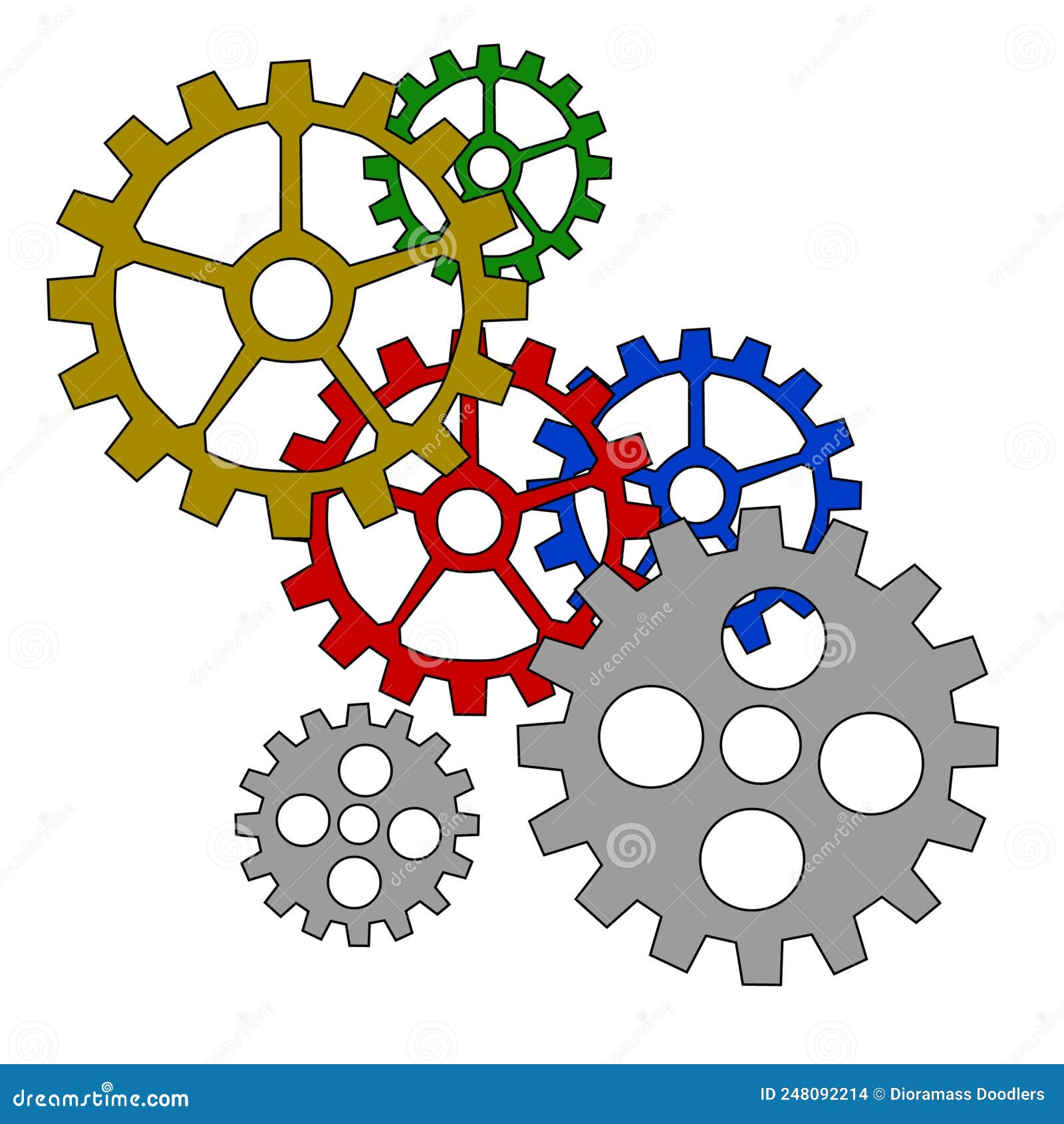 Steampunk Gear, Free Royalty Vector Illustration Stock Photo ...