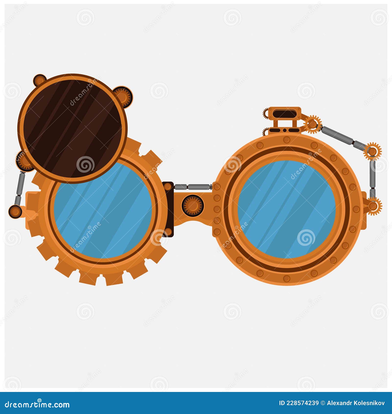 Steampunk Goggles Drawing